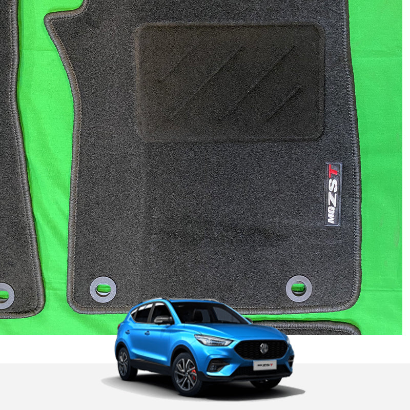 MG ZST Genuine Carpet Floor Mats - Black With Logo – ARG Parts ...